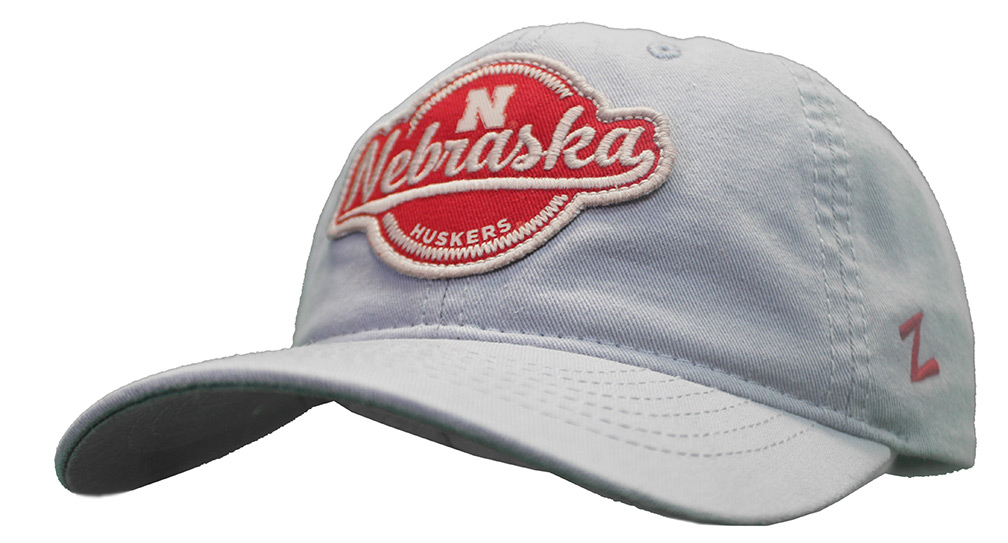 Grey Nebraska Huskers Master Unstructured Cotton Adjustable Hat Zephyr